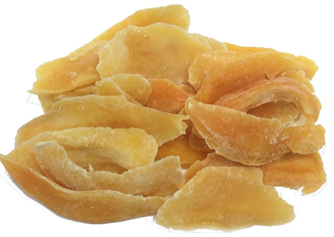 Natural Dried Mango Slices by Its Delish, 5 Lbs Bulk Candied Dried ...