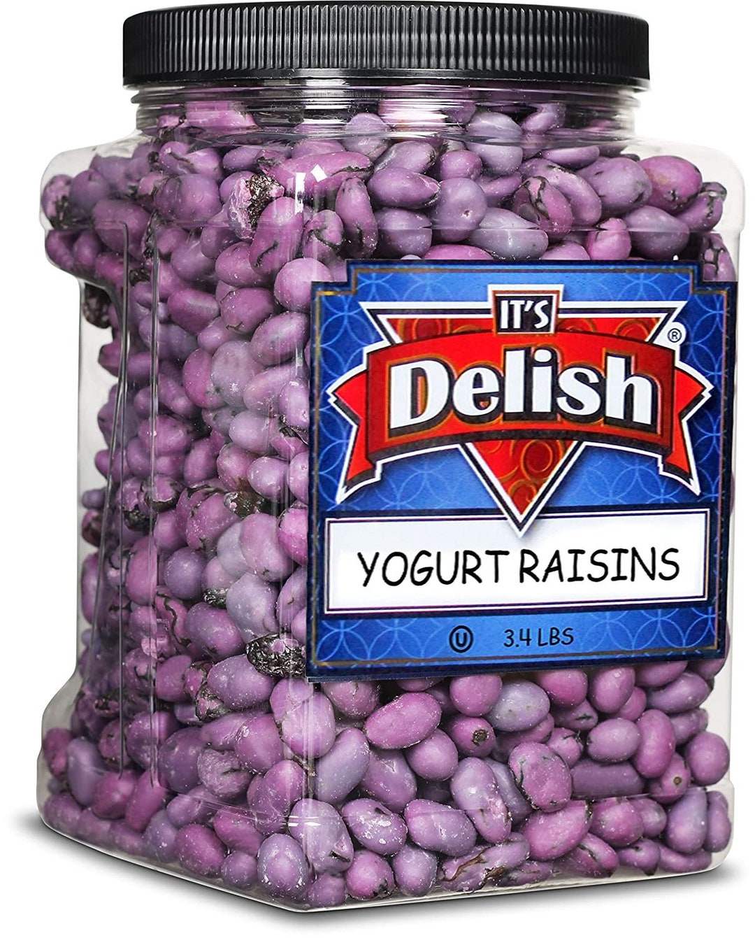 Purple Yogurt Covered Raisins by It's Delish, 3 LBS Jumbo Container - Etsy
