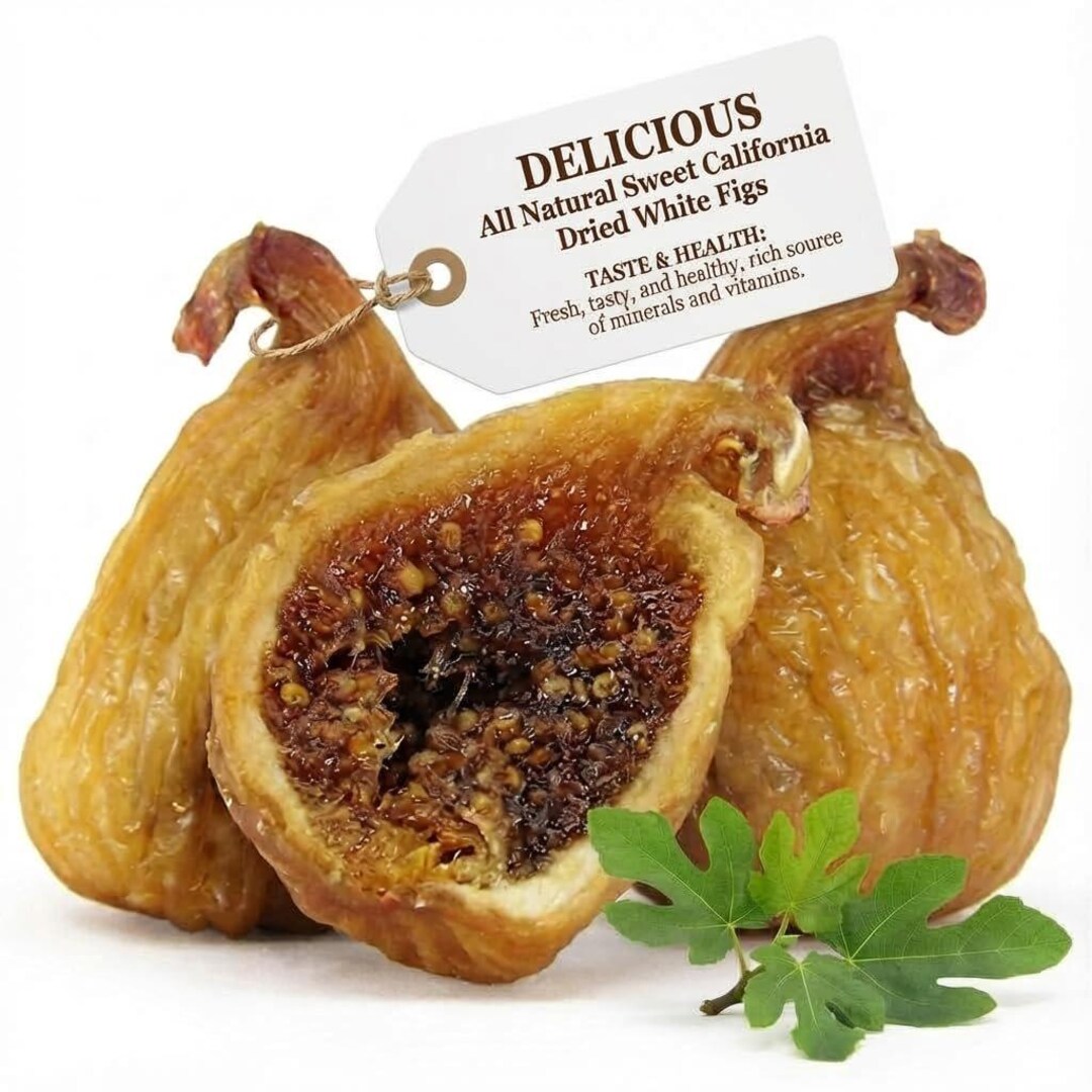 Dried California Golden White Figs by It's Delish, 10 Lbs Bulk Bag ...