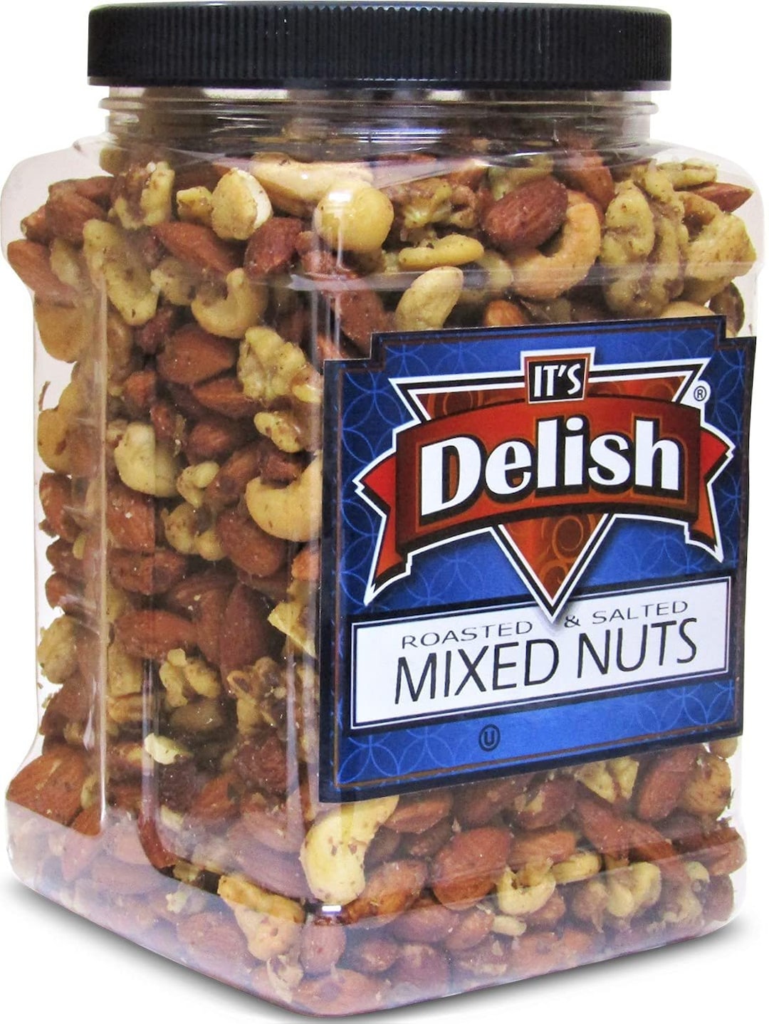 Deluxe Roasted Salted Mixed Nuts in Sea Salt by Its Delish – Bulk 2 Lbs ...