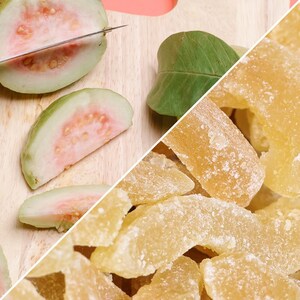 Dried Guava Slices by Its Delish, 1 Lb (16 Oz) Bulk Bag | Candied Fruit Snack | Dehydared Guavas ...