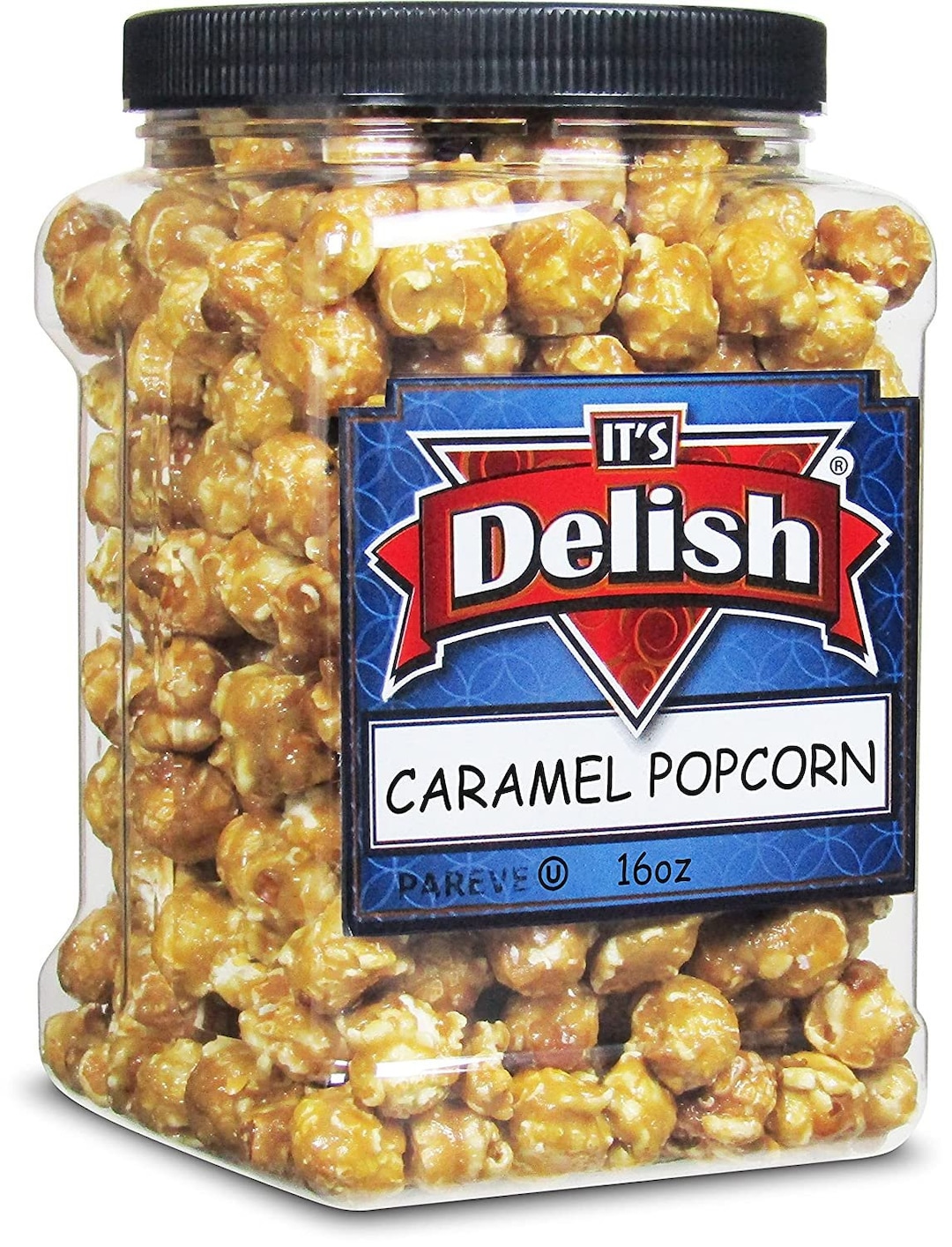 Gourmet Caramel Popcorn by Its Delish, 16 OZ Jumbo Container - Etsy