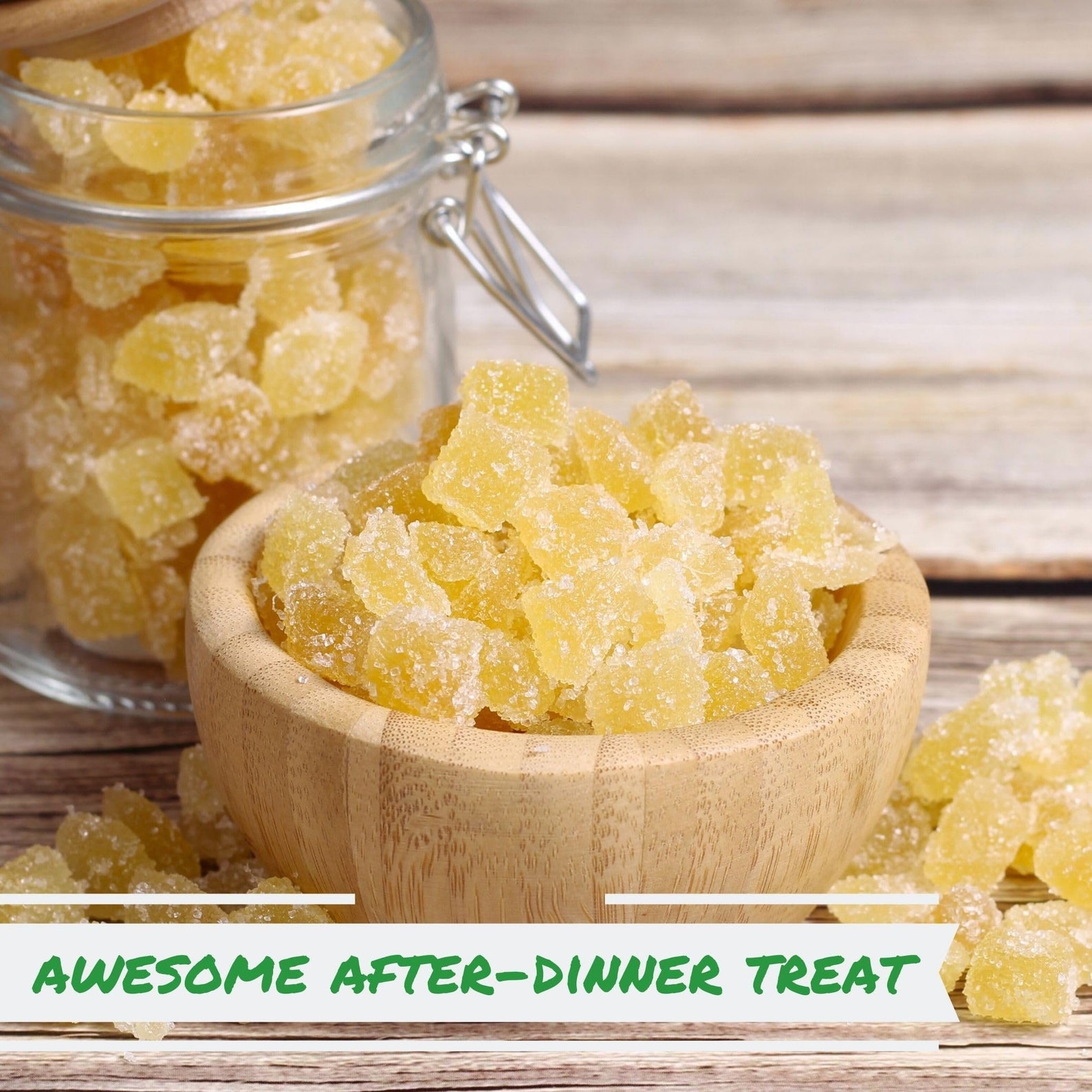 Crystallized Ginger Dices by It's Delish, 2.5 Lbs Jumbo Container - Etsy