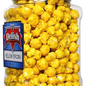 Gourmet Yellow Banana Flavored Popcorn by It's Delish, 16 Oz Jumbo ...