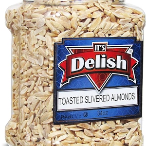 Gourmet Toasted Slivered Almonds by It's Delish – 40 OZ (2.5 Lbs) Bulk ...