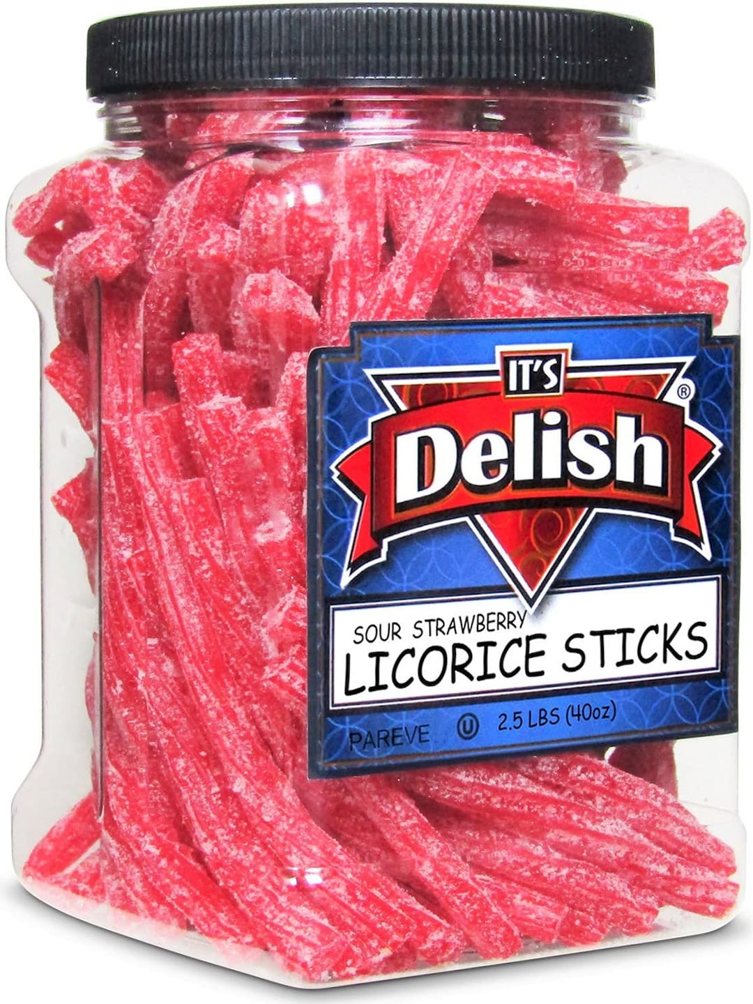 Sweet & Sour Strawberry Licorice Sticks by Its Delish 2.5 LBS - Etsy