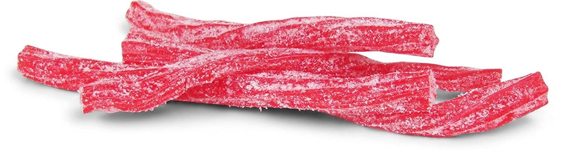 Sour Strawberry Licorice Sticks by Its Delish Chewy Red - Etsy
