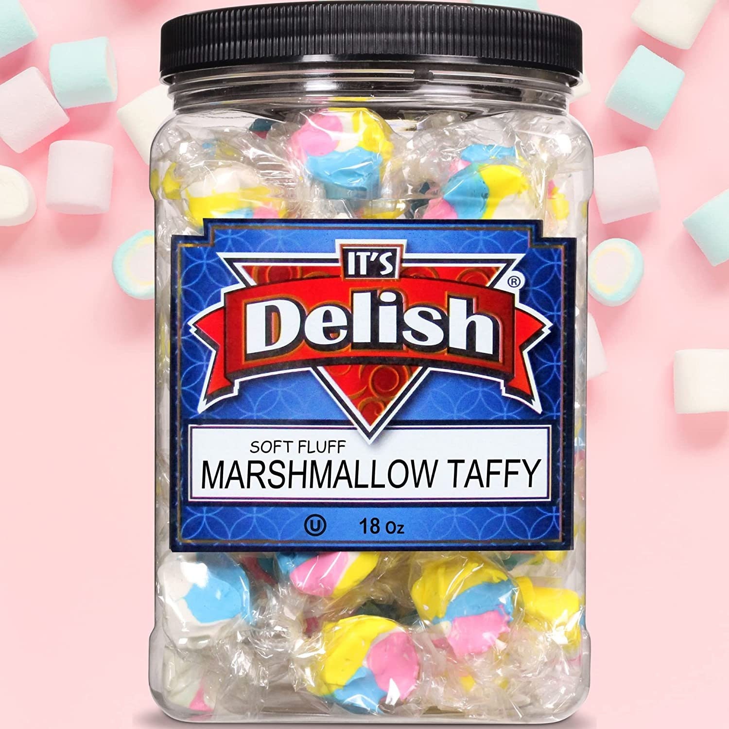 Marshmallow Style Taffy Chews by It's Delish 18 Oz Jumbo - Etsy