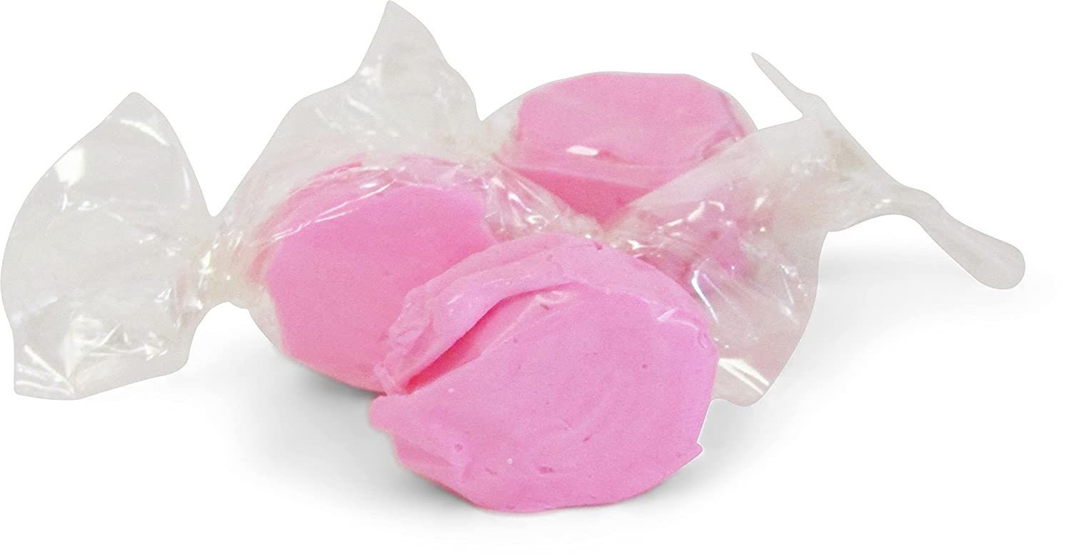 Pink Lemonade Taffy Chews by It's Delish- Individually Wrapped Gourmet ...