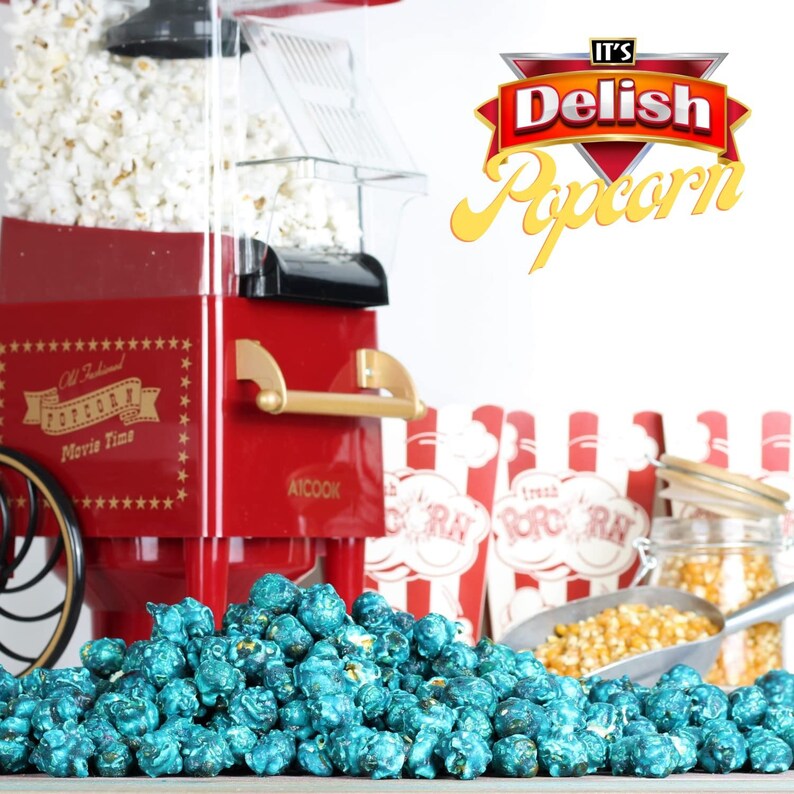 Gourmet Blue Raspberry Flavored Popcorn by It's Delish - Etsy