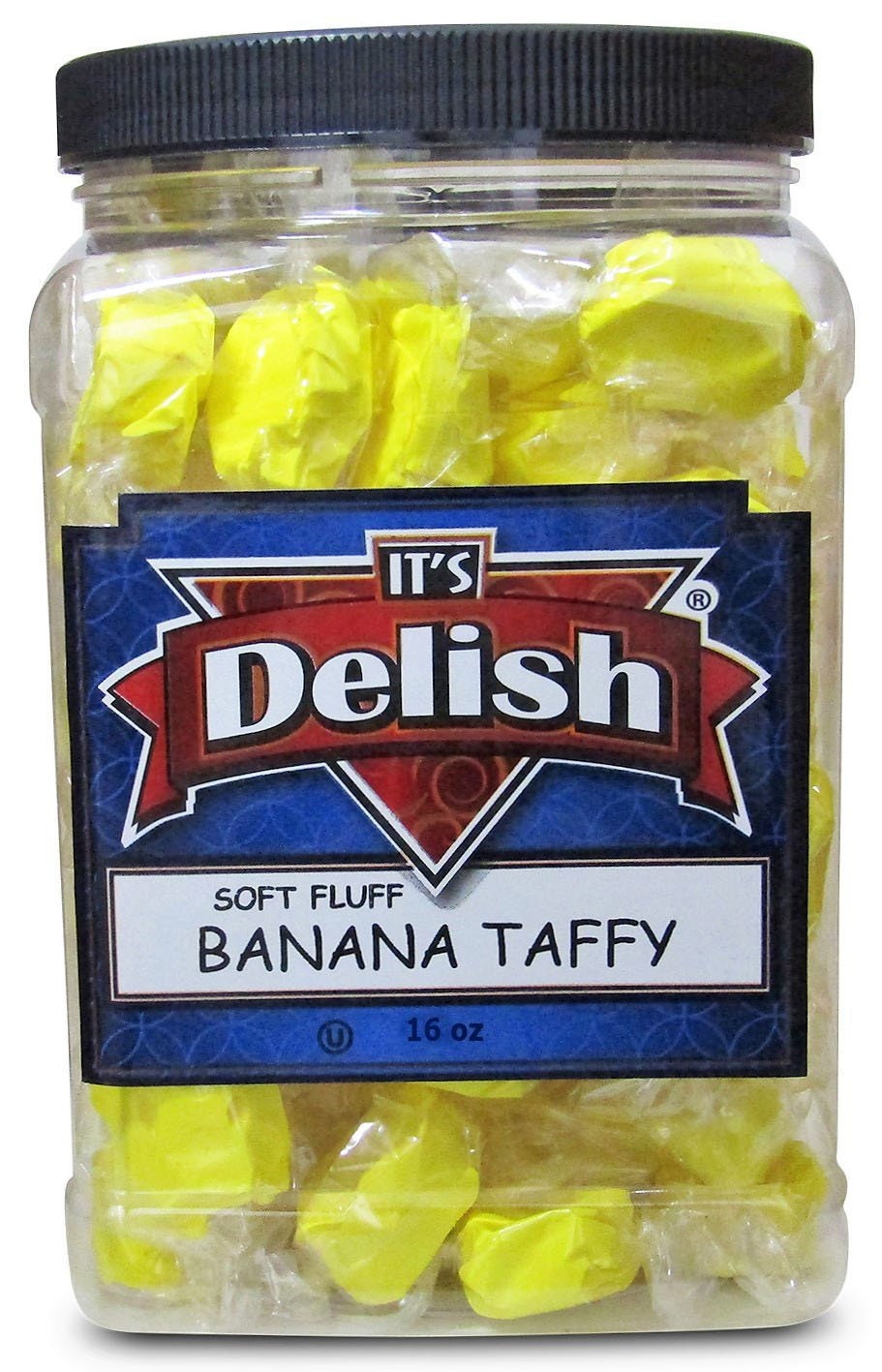 Gourmet Yellow Banana Soft Taffy Candy Chews by It's Delish - Jumbo ...