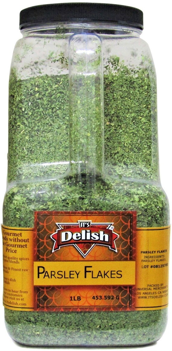 Dried Parsley In Container