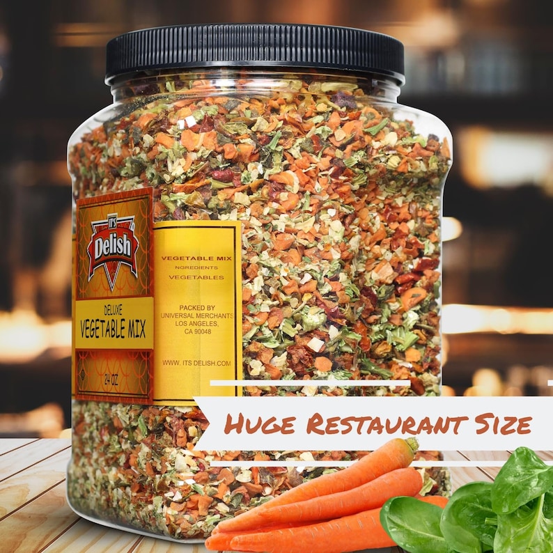 Deluxe Dried Vegetable Soup Mix by Its Delish, 24 Oz (1.5 Lb) Jumbo ...