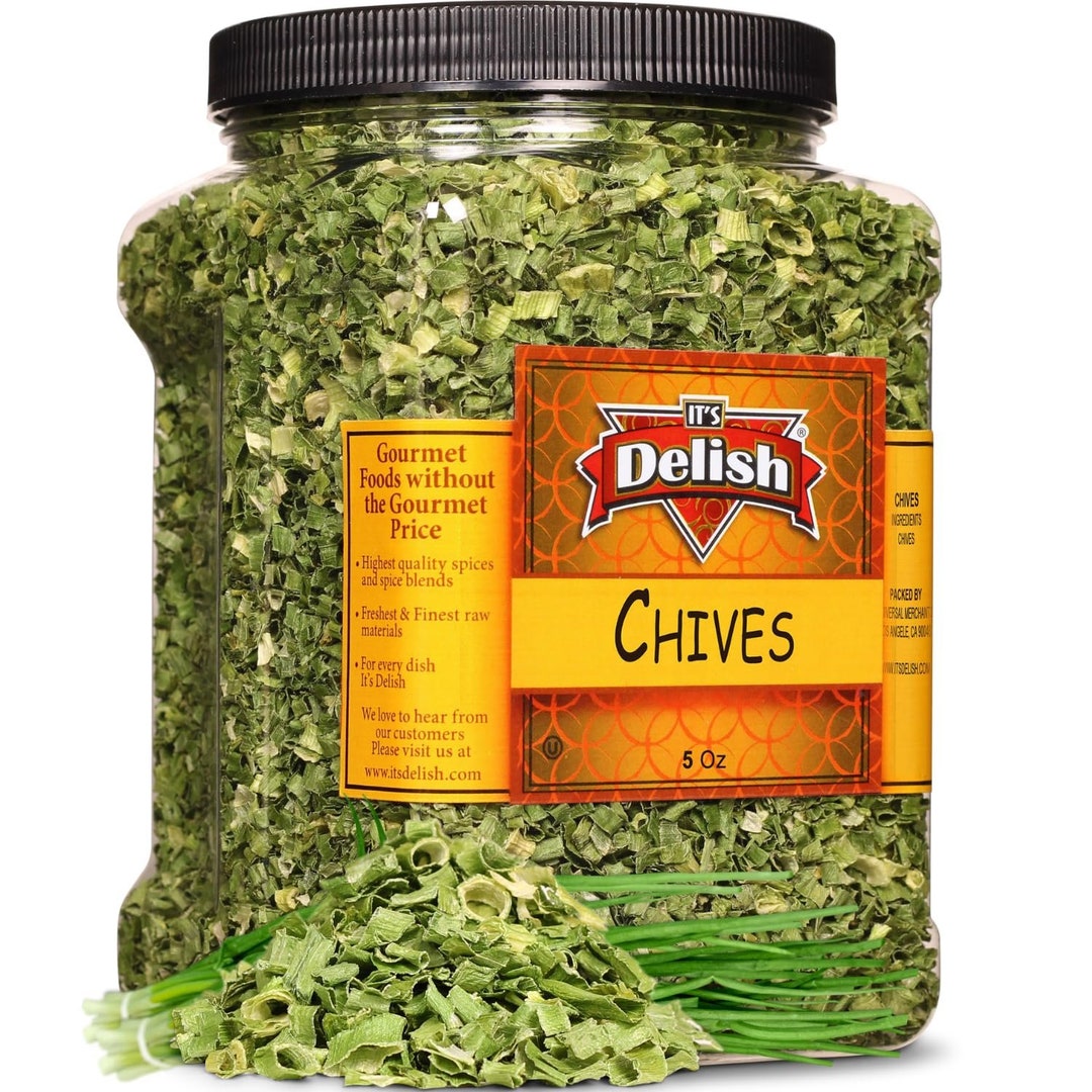 It's Delish Fresh Dried Chives - Healthy, Rich Vitamin A,C Aromatic ...