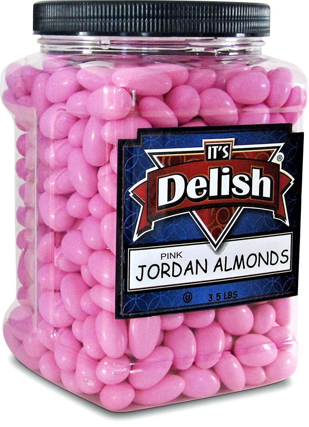 Pink Jordan Almonds by Its Delish, 3.5 Lbs Jumbo Container - Etsy
