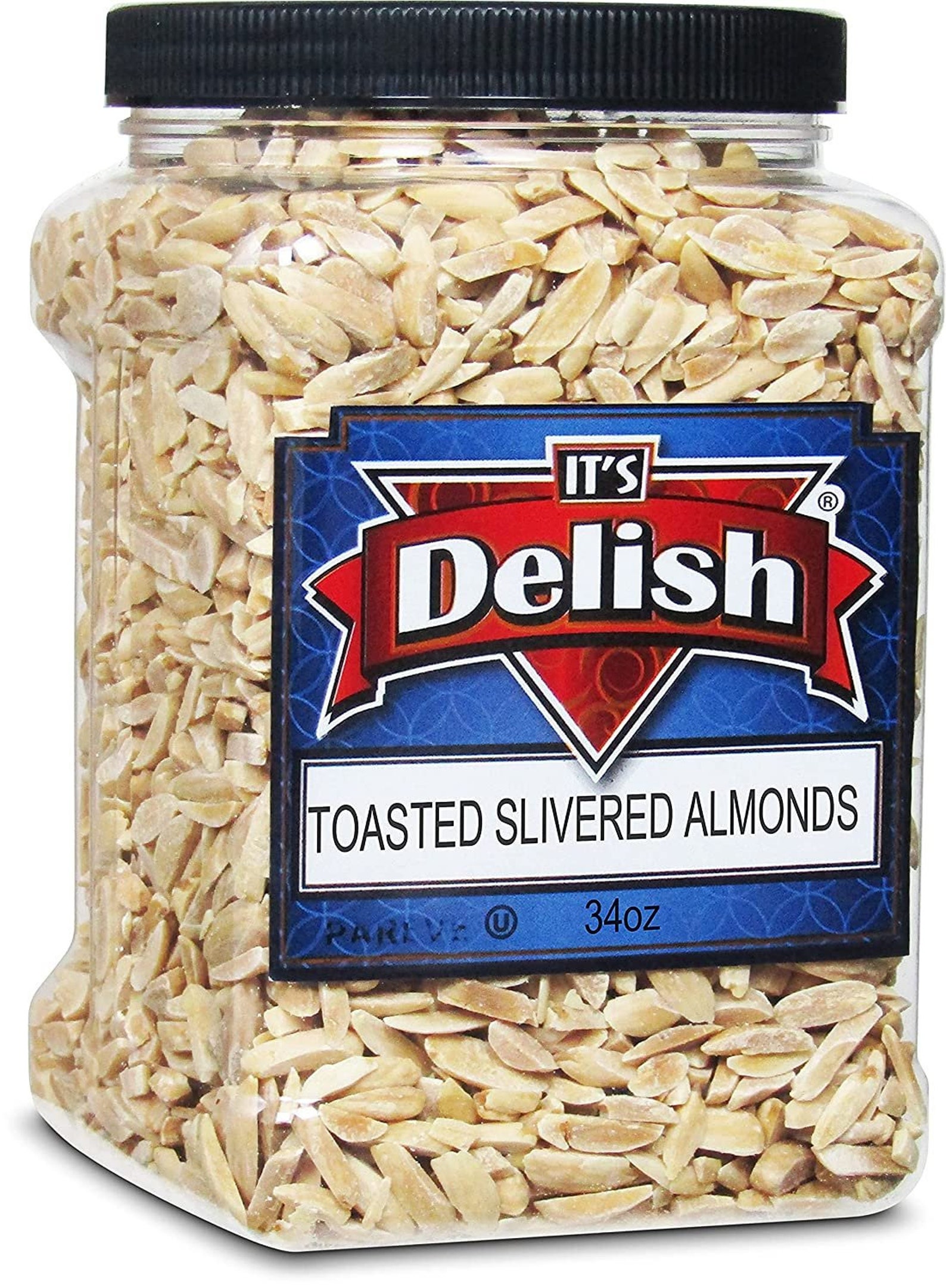 Gourmet Toasted Slivered Almonds by It's Delish 40 OZ 2.5 Lbs Bulk ...