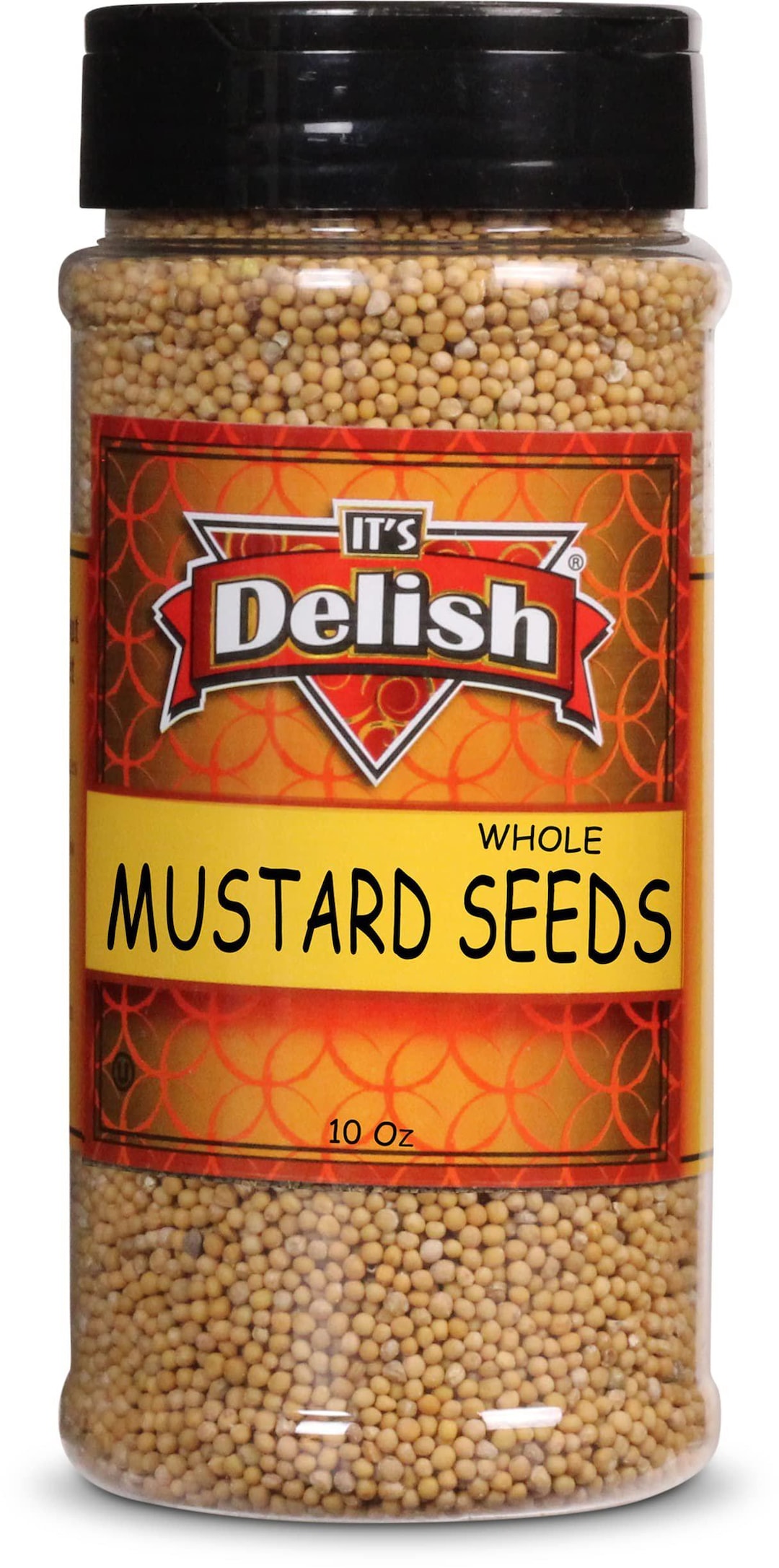 Whole Yellow Mustard Seeds All Natural by Its Delish, 10 Oz Medium Jar ...
