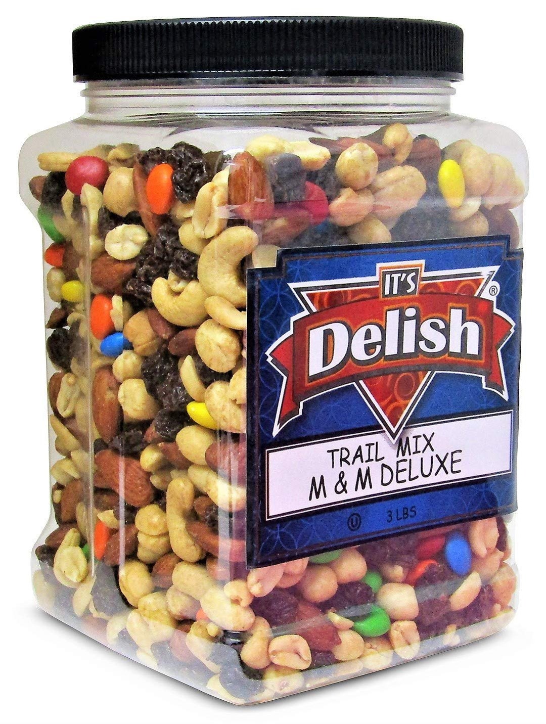 M&m's Classic Trail Mix by It's Delish, 3 Lb Reusable Container Gourmet ...
