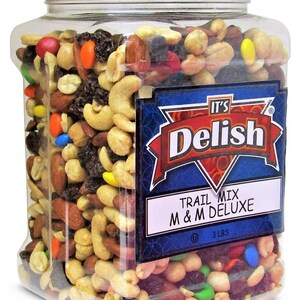 M&m's Classic Trail Mix by It's Delish, 3 Lb Reusable Container Gourmet ...