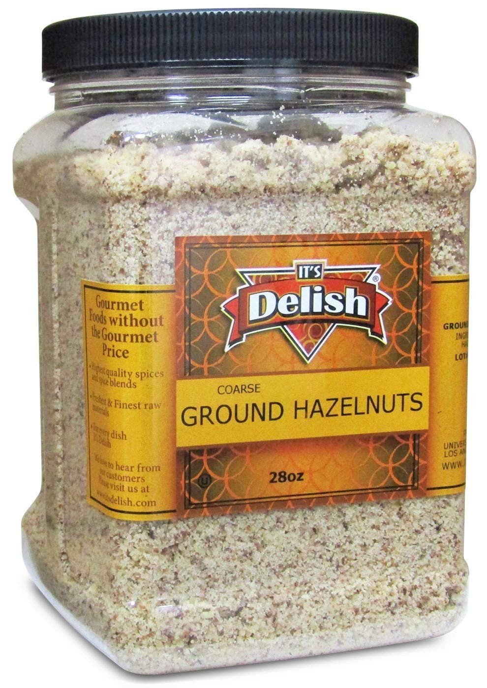 Gourmet Ground Hazelnuts by Its Delish 28 Oz Jumbo Container - Etsy UK