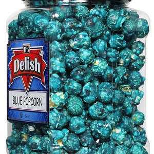 Gourmet Blue Raspberry Flavored Popcorn by It's Delish - Etsy