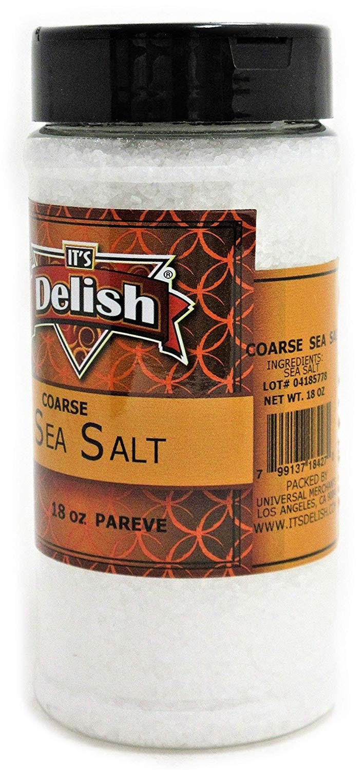Coarse Sea Salt Bulk Food Grade by Its Delish, 18 Oz Medium Jar - Etsy