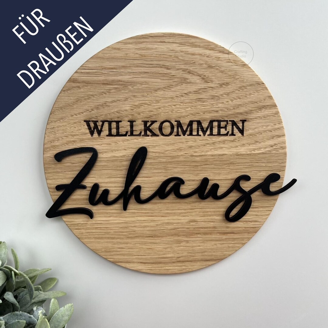 Wooden Welcome Sign {welcome Home} for Outdoor Use - Etsy