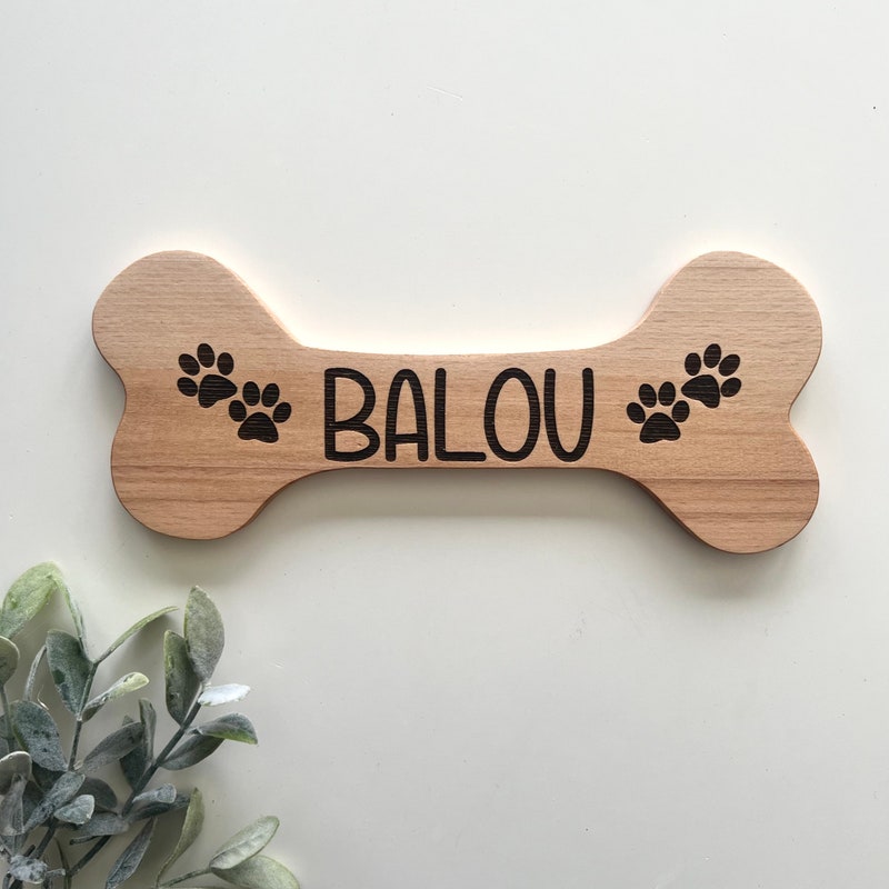 Dog Name Plate - Etsy
