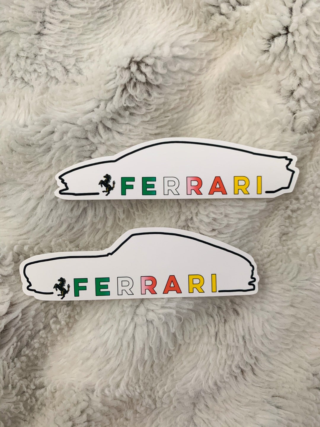 Ferrari Sticker, Vintage or Modern - Etsy