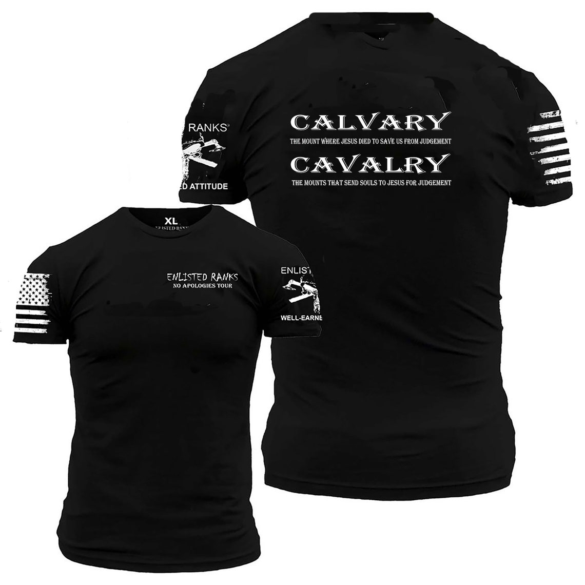 CALVARY Vs. CAVALRY Enlisted Ranks Graphic T-SHIRT - Etsy