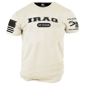 IRAQ Veteran Graphic T-shirt, Long or Short Sleeve - Etsy