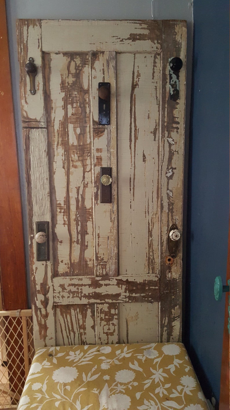 Upcycled Vintage Antique Salvaged Door Knob, Curtain Tie Back, Wall Art, Wall Hook, Picture ...