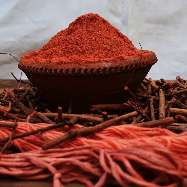 Natural Dye Powder Madder Roots Red Dye 50 Grams/ 1.75 | Etsy