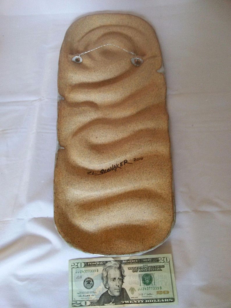 Unique Pottery 20"+ Wall Sculpture Signed Artist Terry T.L. Slonaker ...