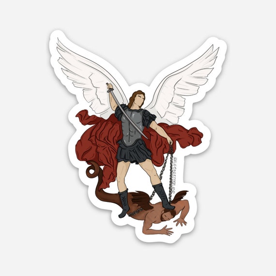Saint Michael the Archangel Sticker/magnet - Etsy
