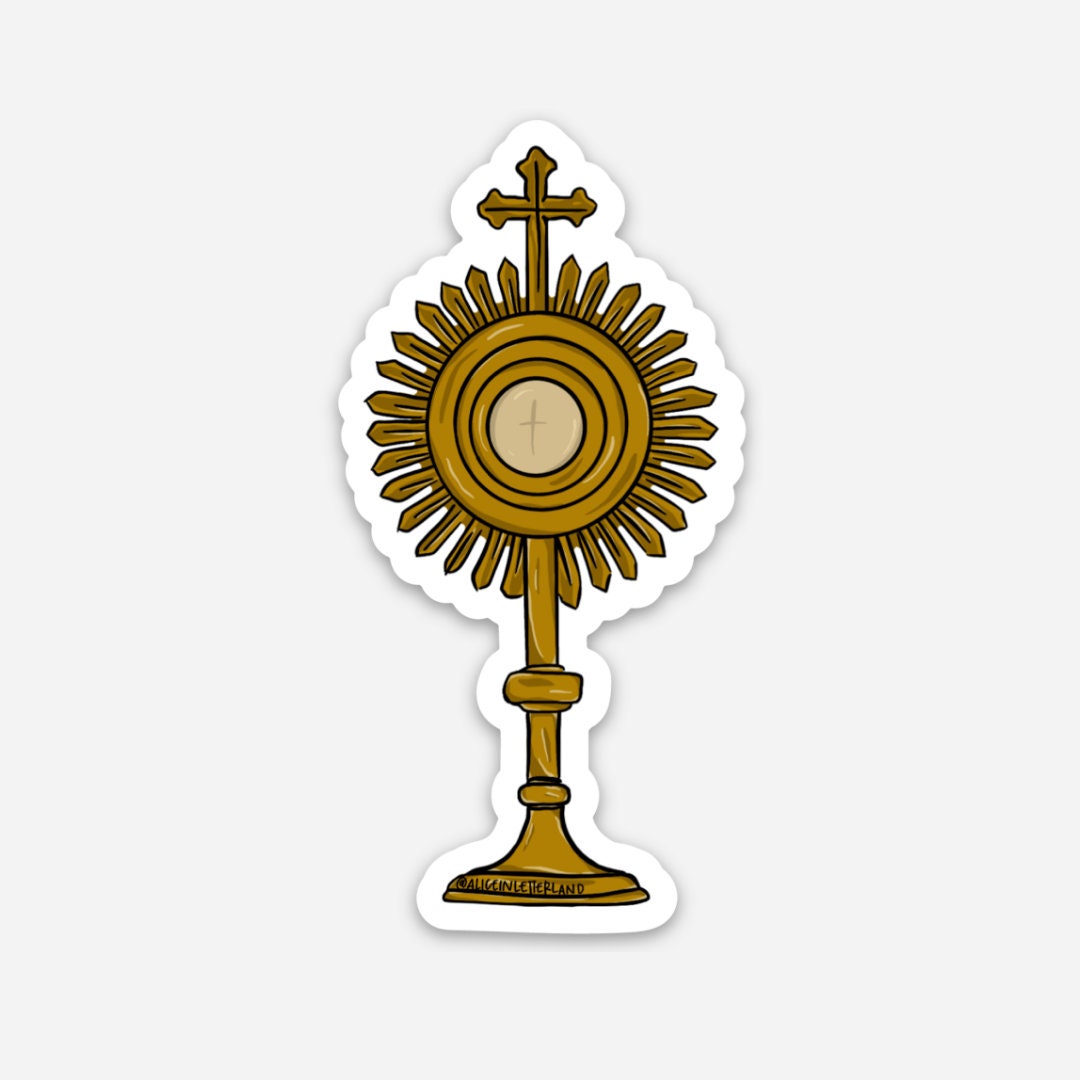 Blessed Sacrament - Sticker/magnet - Etsy