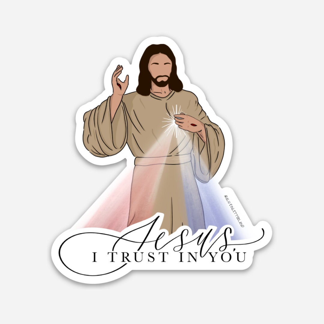 Divine Mercy - Sticker/magnet - Etsy