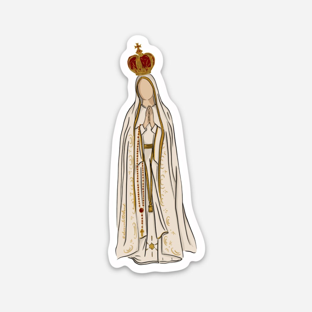 Our Lady of Fatima - Sticker/magnet - Etsy