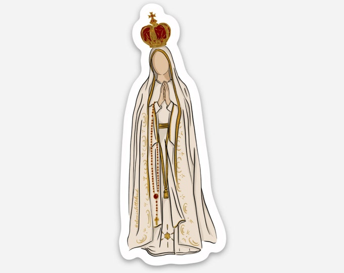 Our Lady of Fatima - Sticker/magnet - Etsy