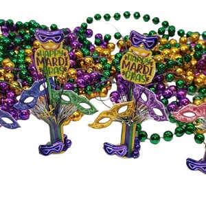 Dollhouse Miniature Mardi Gras Decoration Setting/ Carnival Plates ...