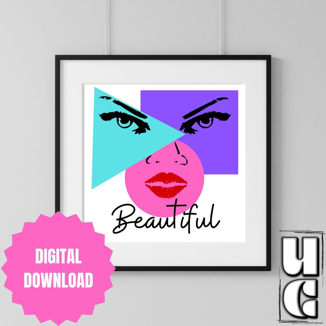 GEO BEAUTIFUL, Printable, Shapes, Beautiful Wall Art, Geometric Art ...