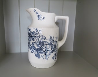 Blue and white jug | Etsy