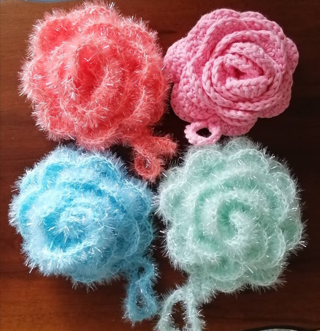 Crochet Bath Sponge, Washing Sponge, Crochet Sponge, Scrub Sponge - Etsy