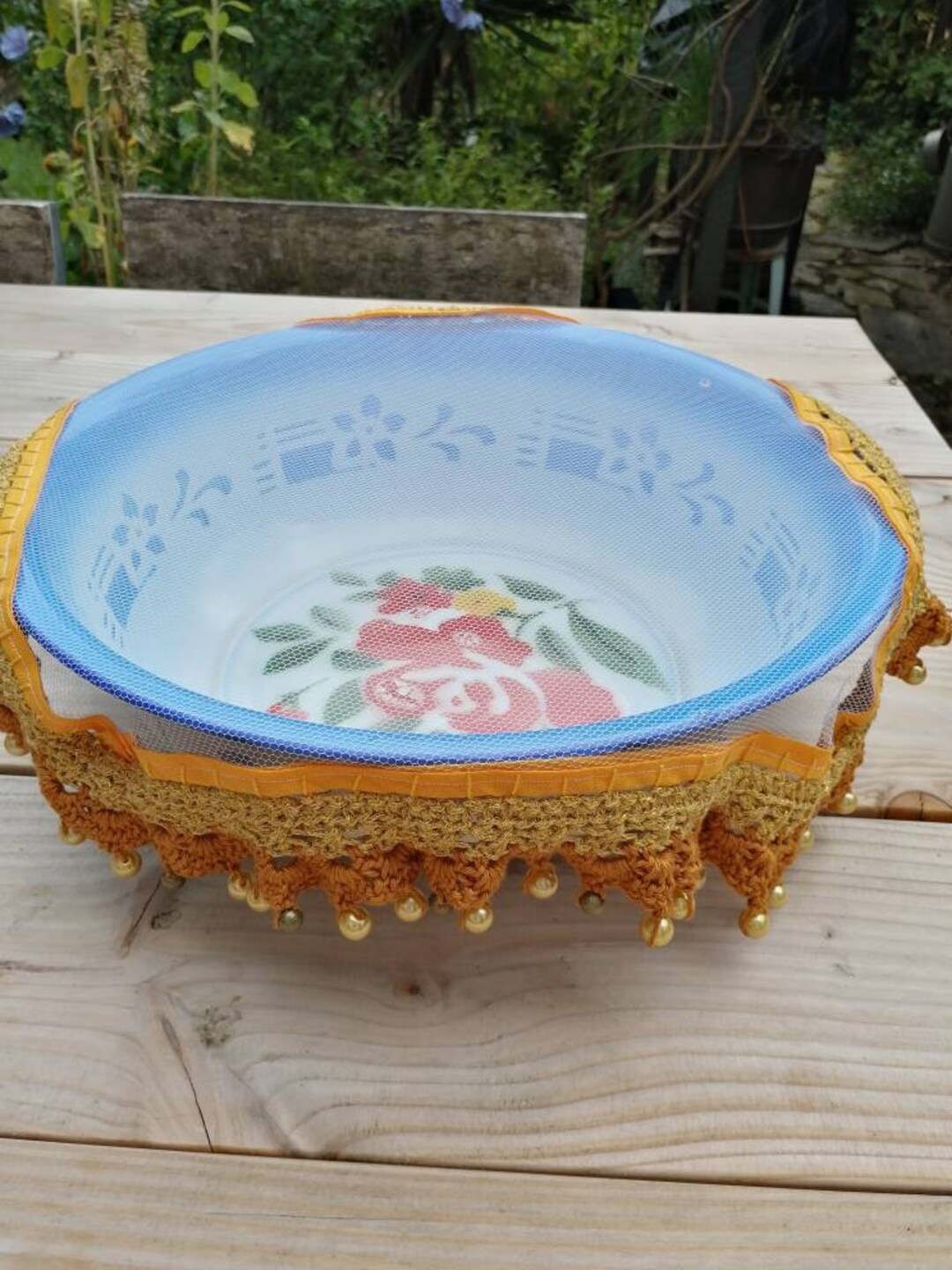 Crocheted Fly Nets, Anti Fly Hood, Mosquito Net for the Salad Bowl ...