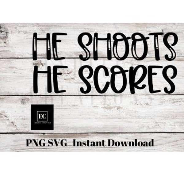 He Shoots He Scores - Etsy