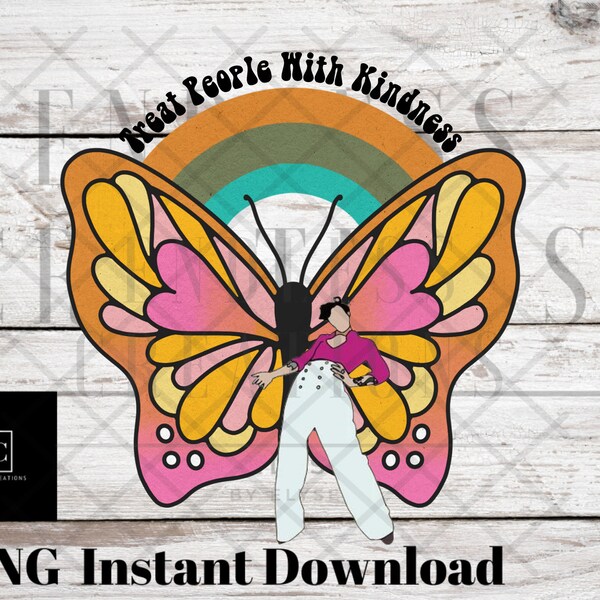 Treat People With Kindness Art - Etsy