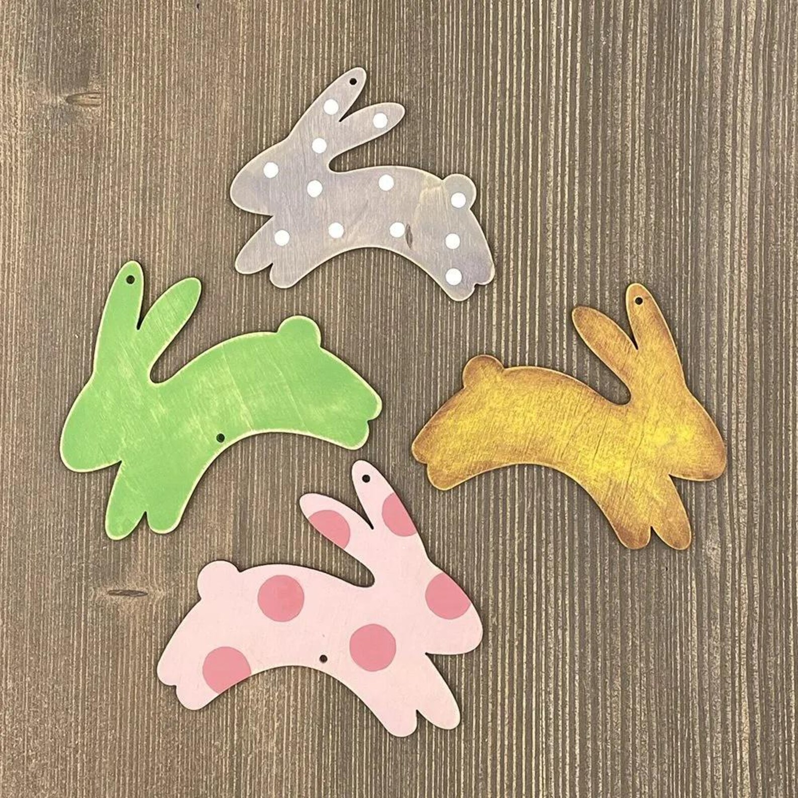 3 Different FUNNY BUNNIES Shapes, DIY Jumping Bunny Decoration, Laser ...