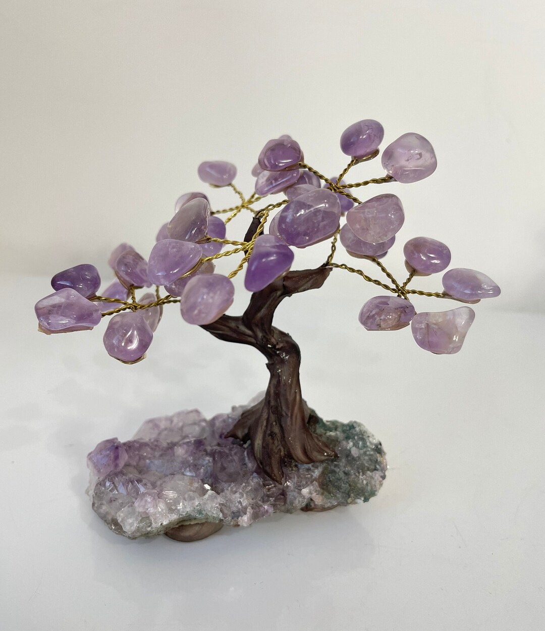 Amethyst Gem Tree/crystal Tree (S) 7 Branches, 35 Crystals TR075 - Etsy