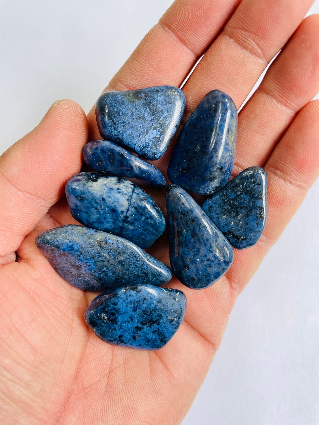 Dumortierite Tumbled Stones Natural TB047 X 1 - Etsy Australia