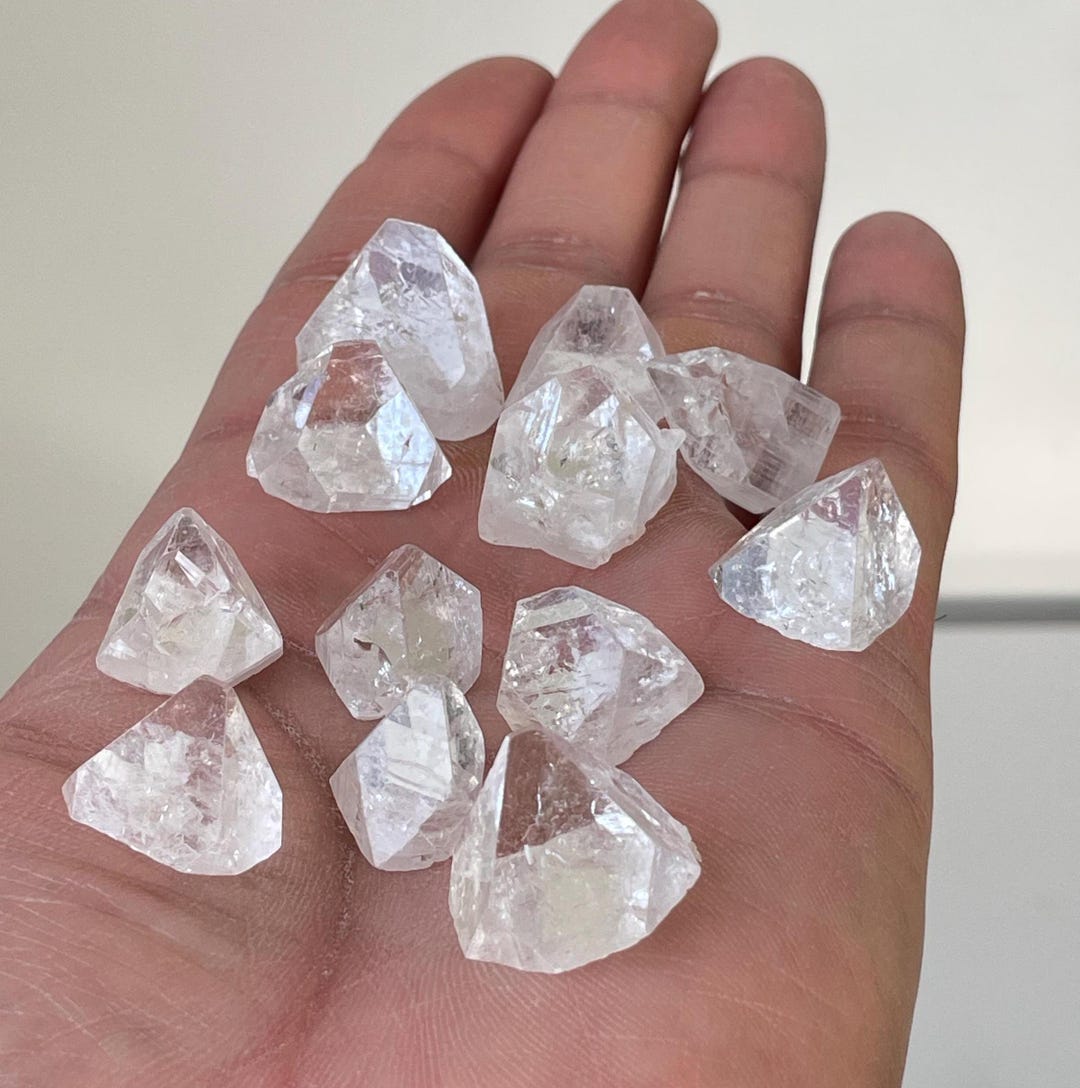 Apophyllite Points/tips Small Natural Crystal Ap01a X 1 - Etsy